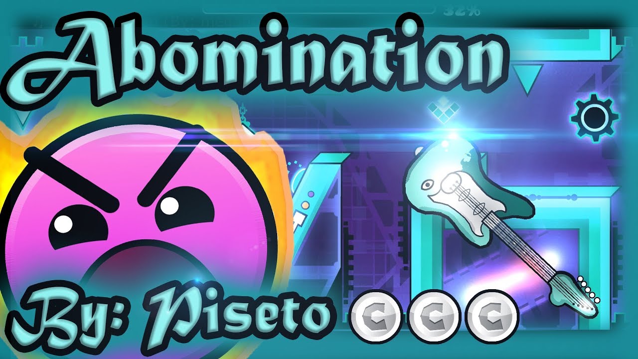 Abomination by Piseto (3/3 coins) - Geometry Dash 2.11 - YouTube