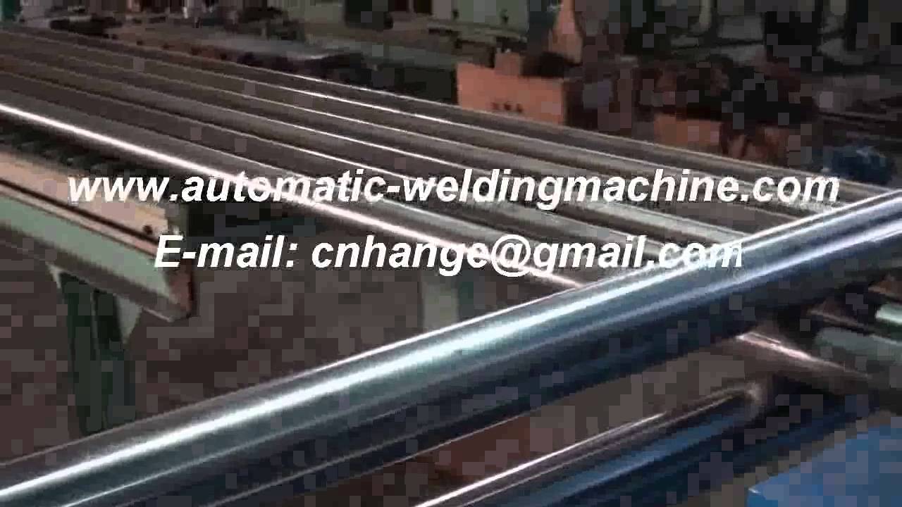 Boiler membrane panel welding machine (Panel bending machine) - YouTube