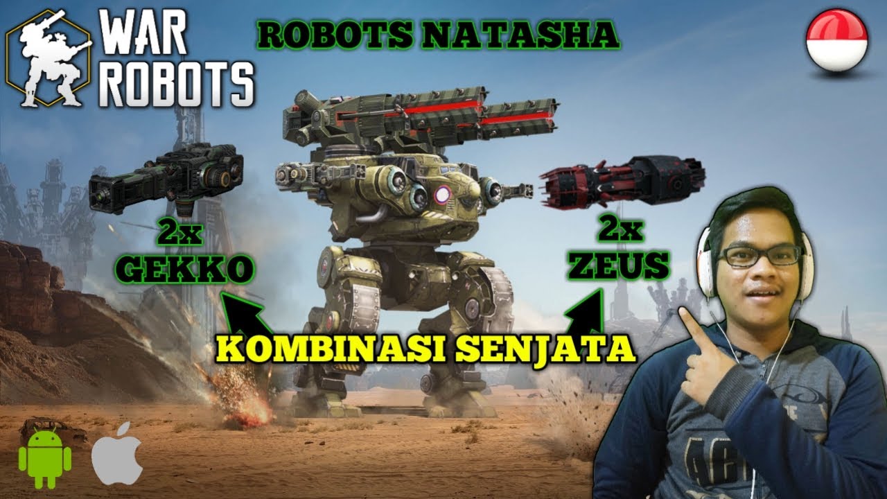 Review + Gameplay Robot Natasha War Robots Indonesia - YouTube