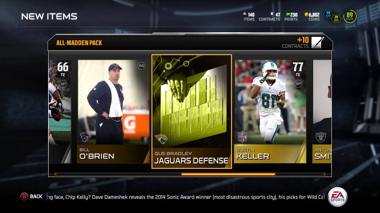 Madden 15 All-Madden Pack Opening - YouTube