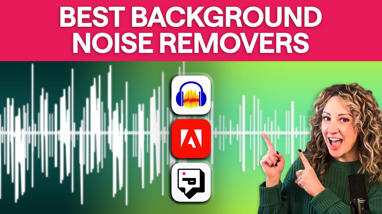 TOP 3 Background Noise Removers (Audacity Noise Reduction vs Adobe ...