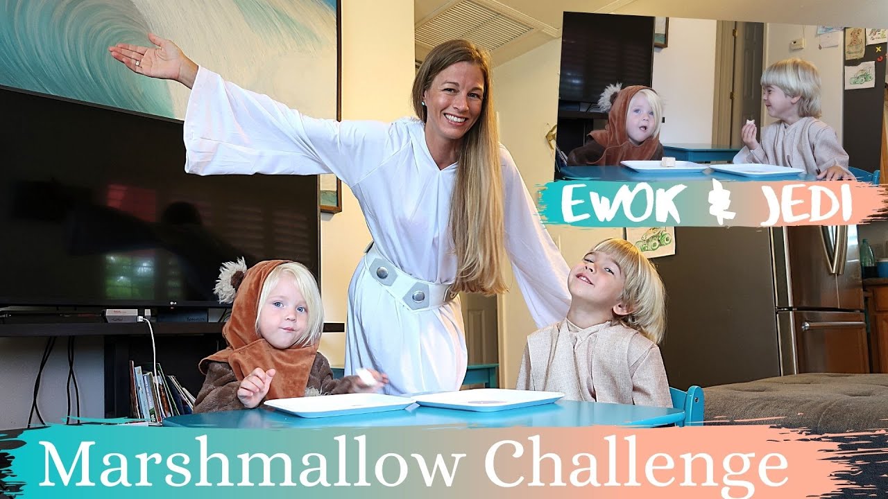 Toddler Candy Challenge Don't Eat The Marshmallow - YouTube