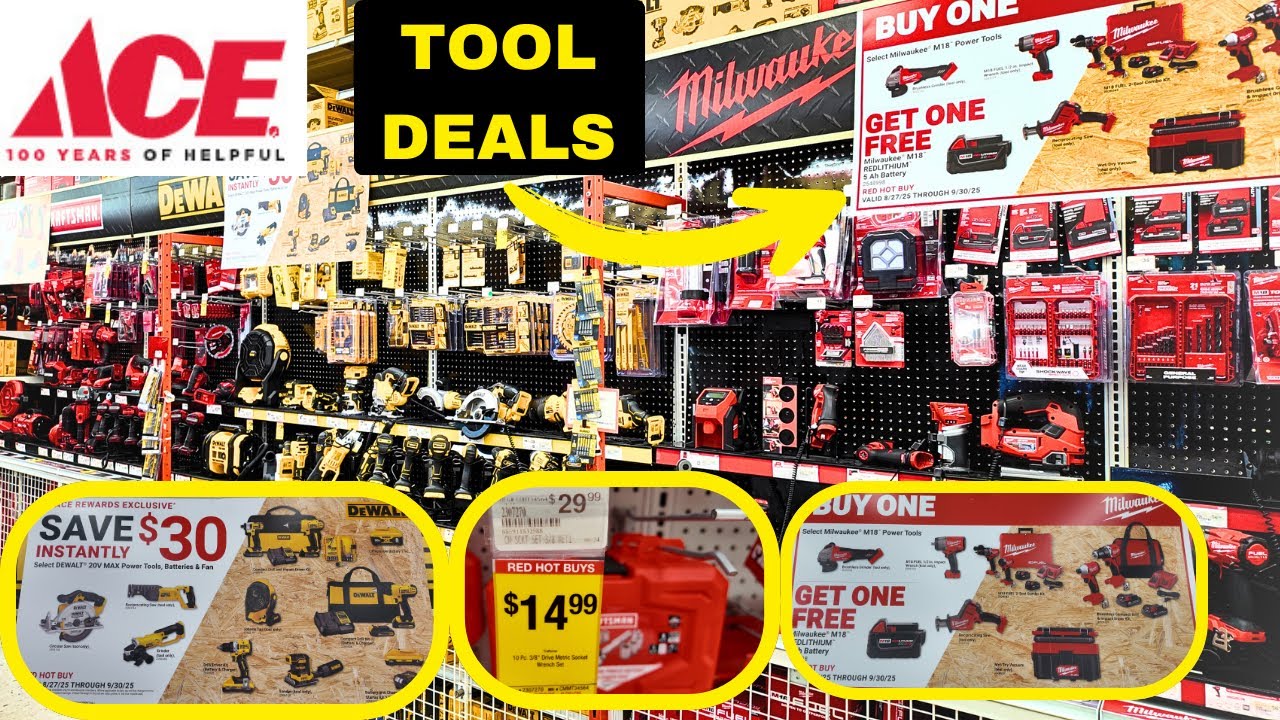 Top Ace Hardware Tool Deals In September You MUST See - YouTube