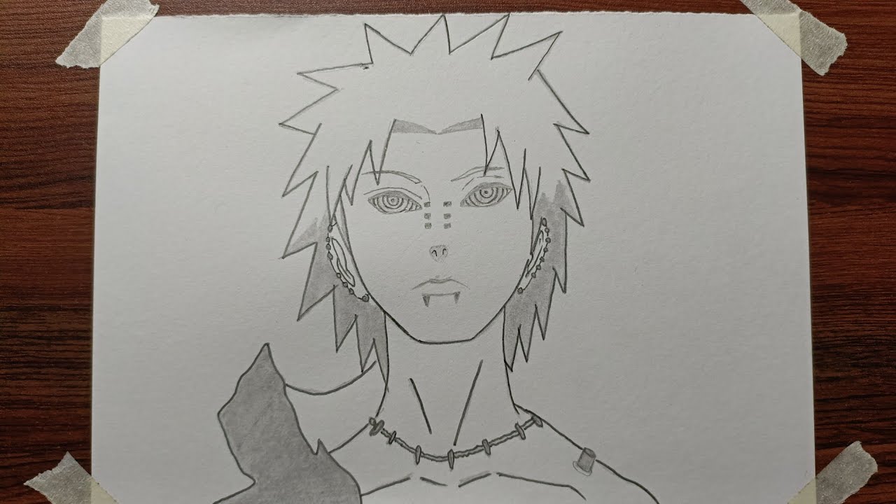 How To Draw Pain From Naruto Shippuden | Easy Drawing for Beginners ...