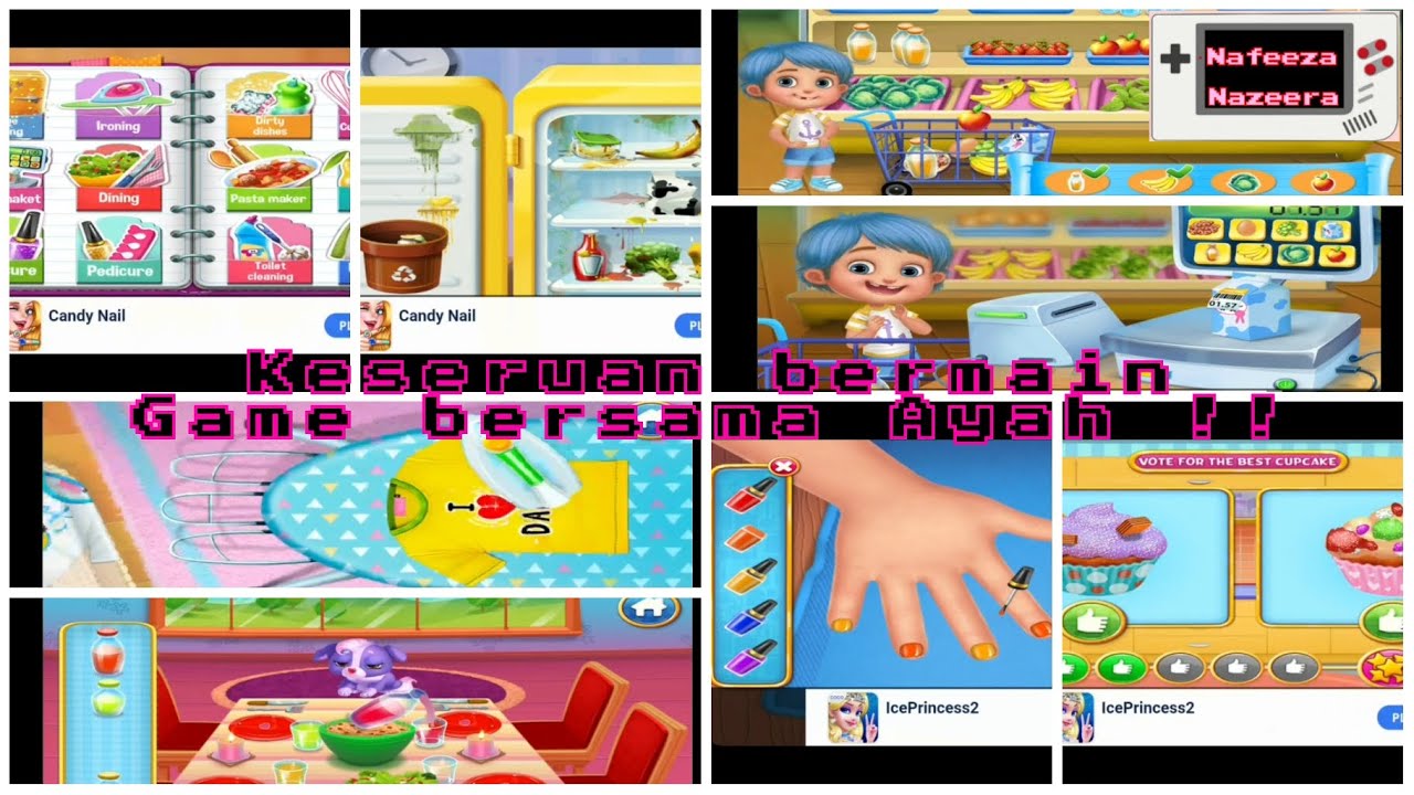 Game merapikan rumah & bermain bersama Ayah, Seru Banget! | Game ...