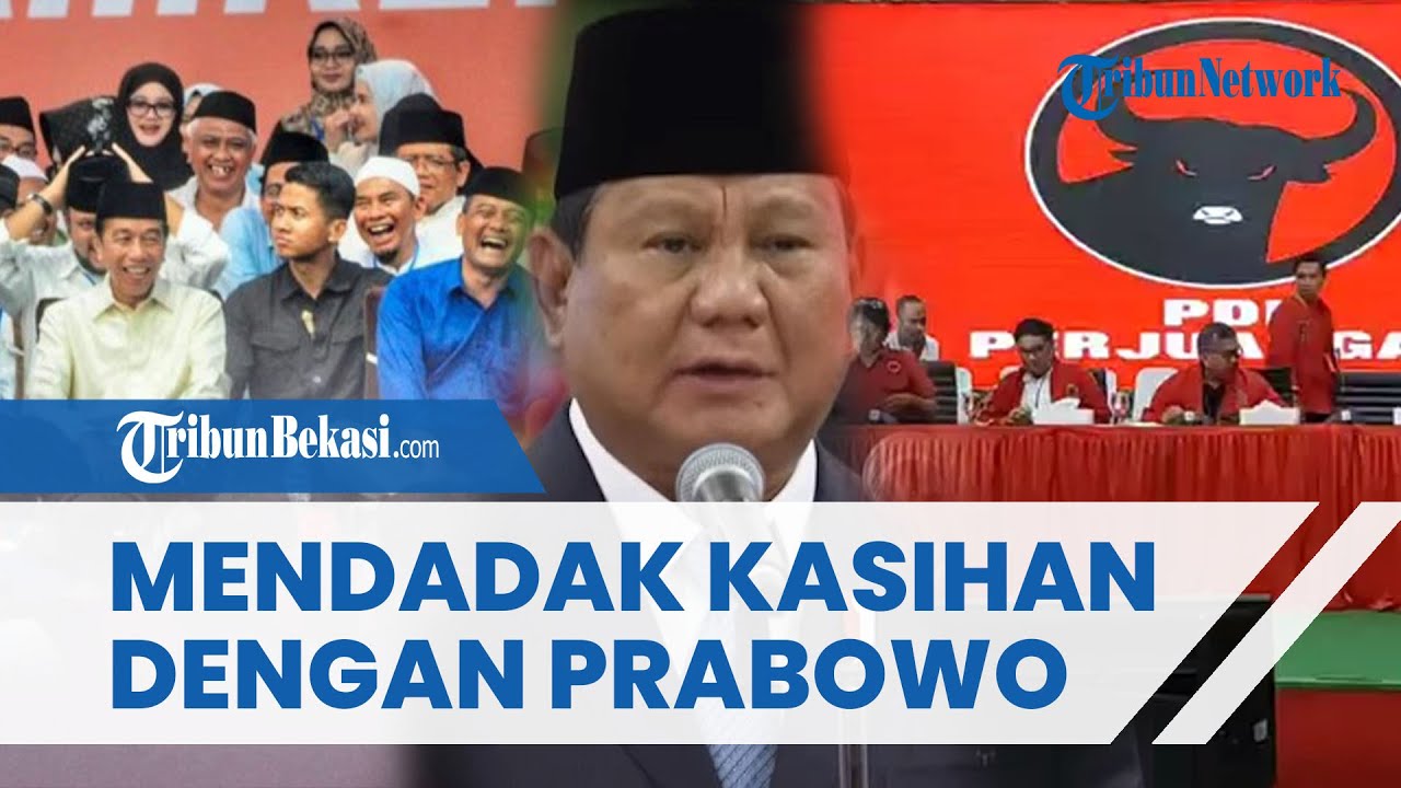 PDIP Tiba tiba Merasa Kasihan dengan Prabowo Subianto - YouTube