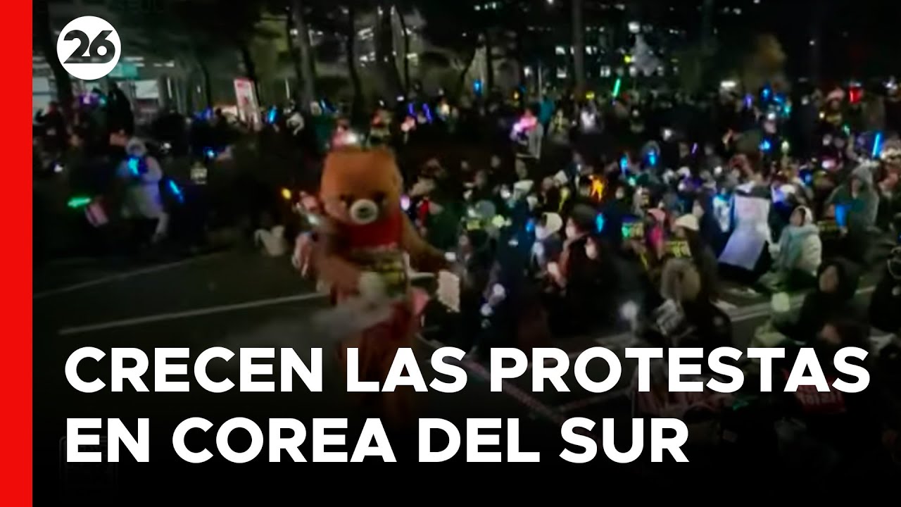AHORA - COREA DEL SUR | Protestas en el Parlamento contra el presidente ...
