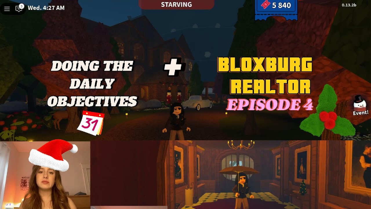 TOURING A FAMILY ROLEPLAY CHRISTMAS WINTER MANSION + OBJECTIVES ...