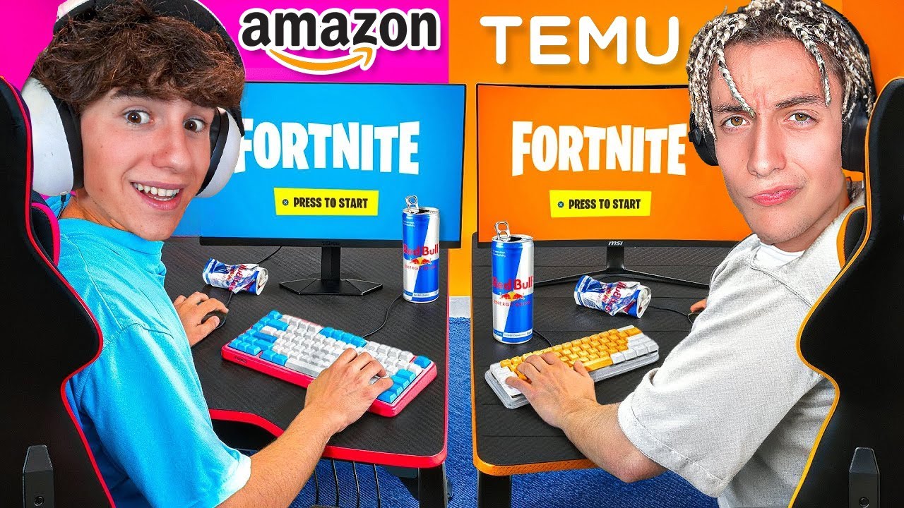 POSTAZIONE di TEMU vs AMAZON su Fortnite! (chi arriva unreal prima ...