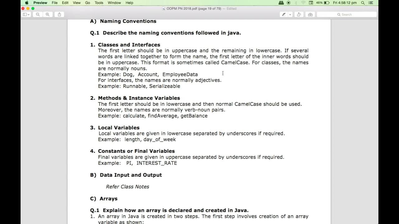 Java Lecture 2 Part 7 - YouTube