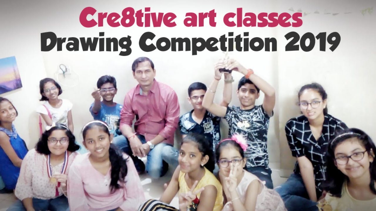 Art competition 2019 | cre8tive art classes | Drawing competition - YouTube