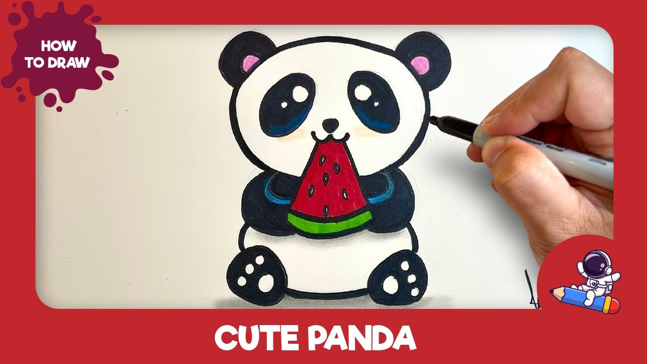 How to Draw a Cute Panda 🐼 | Everybody Can Draw It 🏻 - YouTube