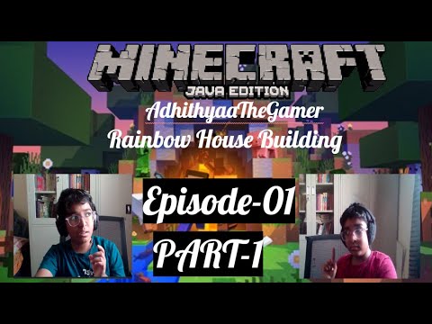 Me Playing Minecraft Java Edition Gameplay l Rainbow House Building l ...