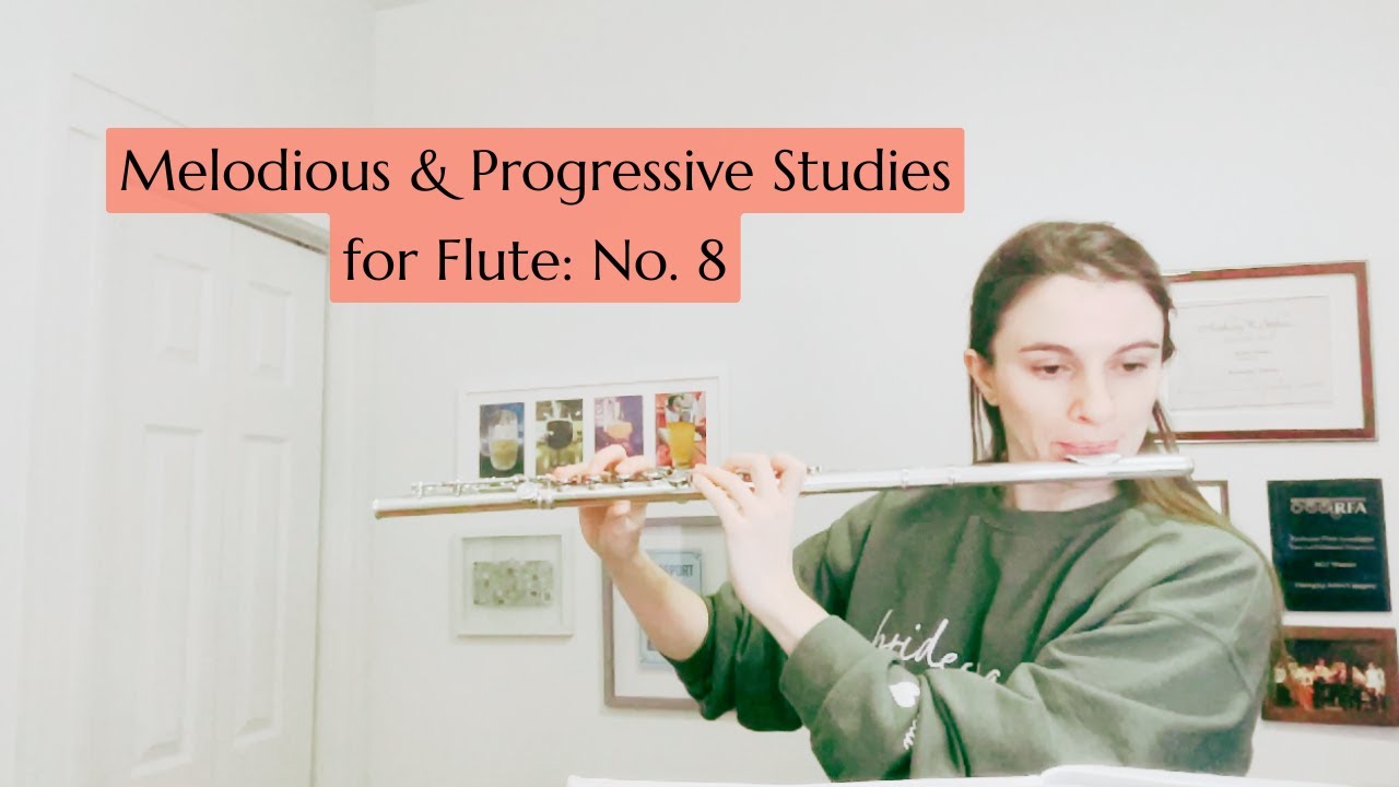 Melodious and Progressive Etudes for Flute No. 8 - YouTube