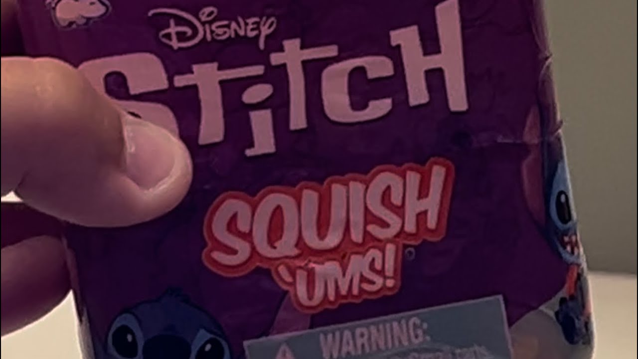 Disney stitch squish ums unboxing - YouTube