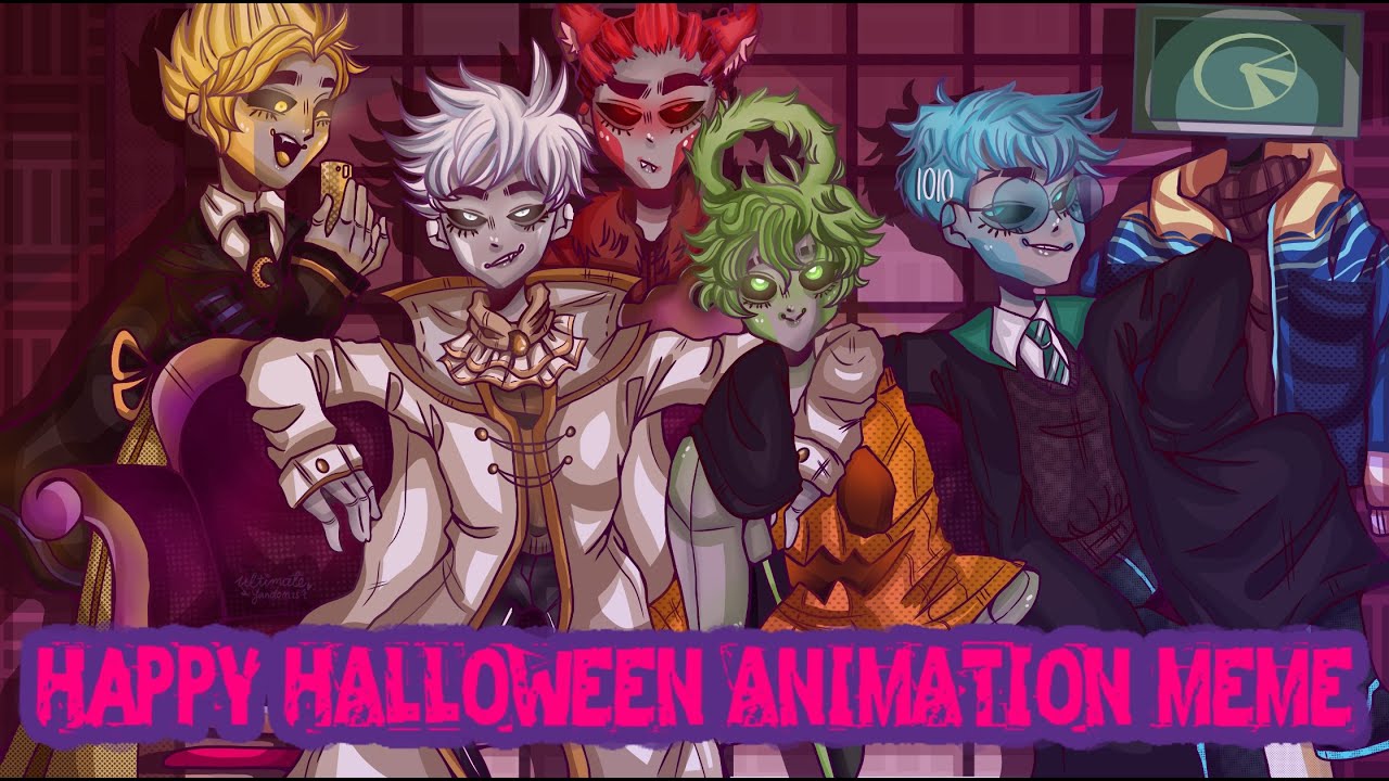 Halloween animation meme |:|Nsr|:|1010|:|No straight roads|:|WARNING ...