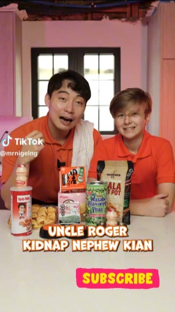 Uncle Roger and Kian Hiatt Try Asian Snacks - YouTube