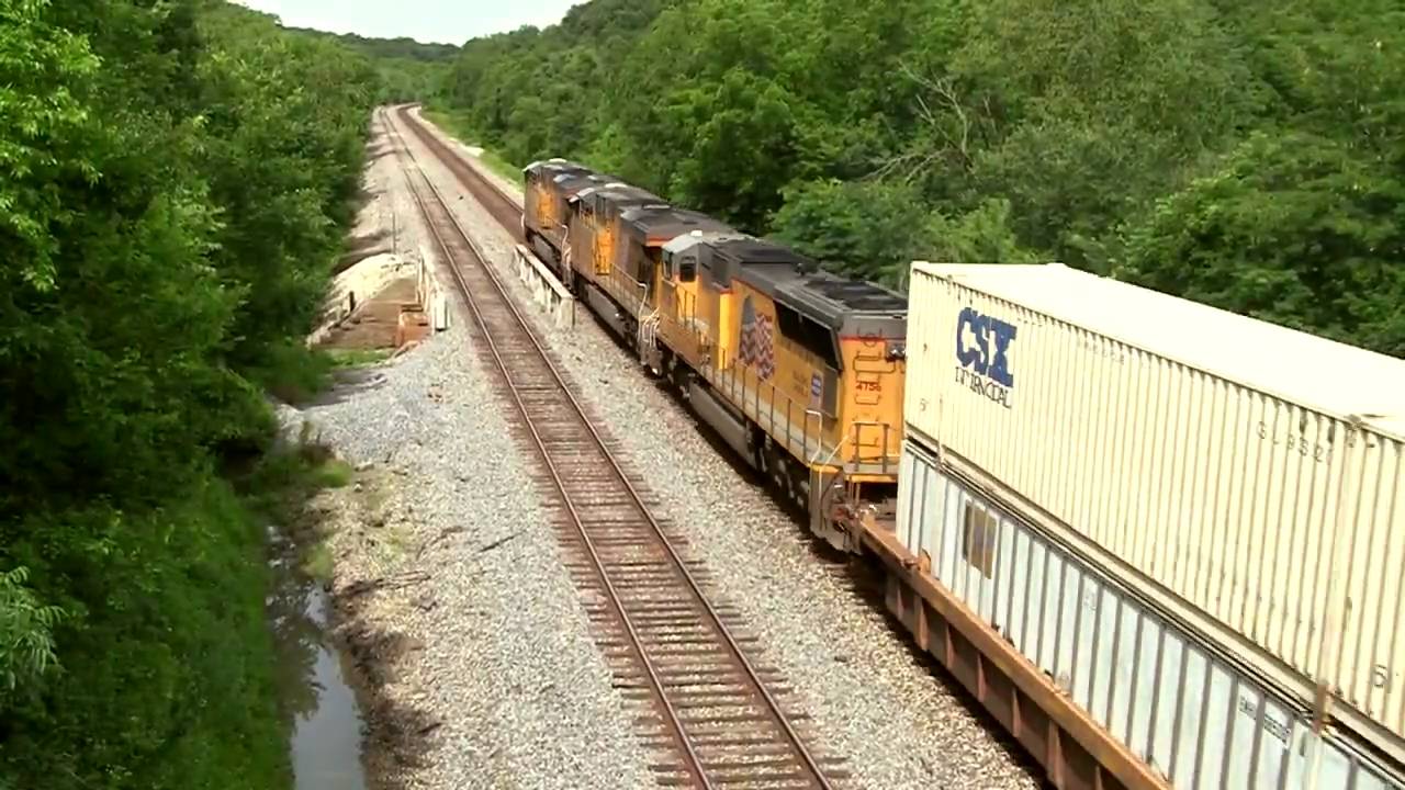 UP 7718 West, on the BNSF Chillicothe sub - YouTube