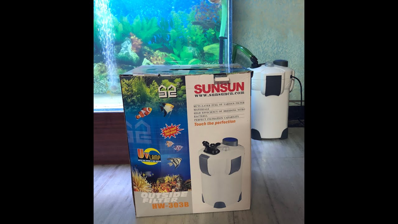 | Unboxing and Installation SunSun HW 303B External Canister Filter ...