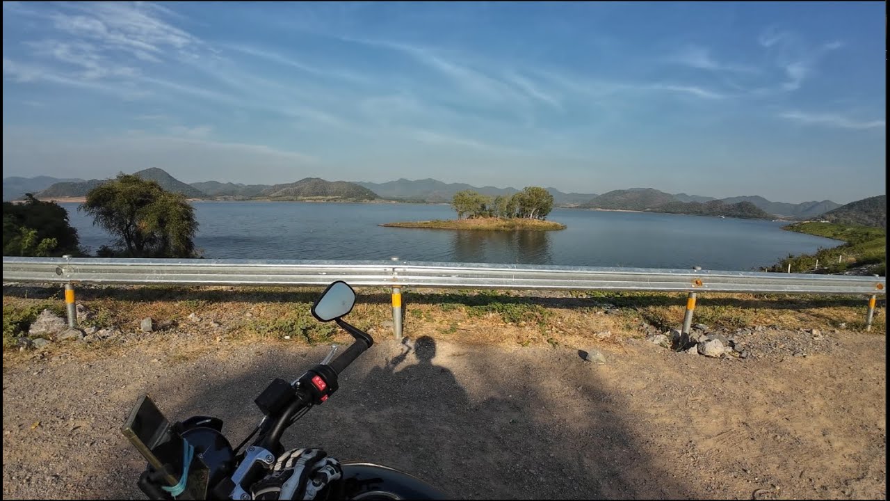 Trident 660 in and around Hua Hin. Ride to Pranburi dam. Coffee shop ...