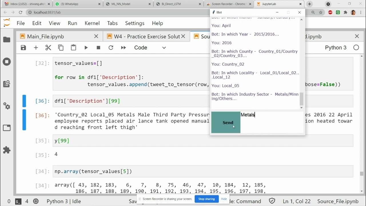 Semi Rule and Python based Chatbot - YouTube