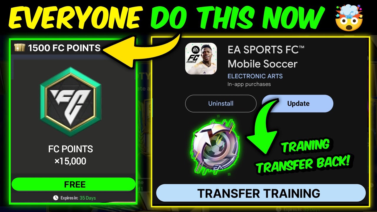 Free 15K FC Points, New Update (Traning Transfer Back?), MLS EVENT | Mr ...