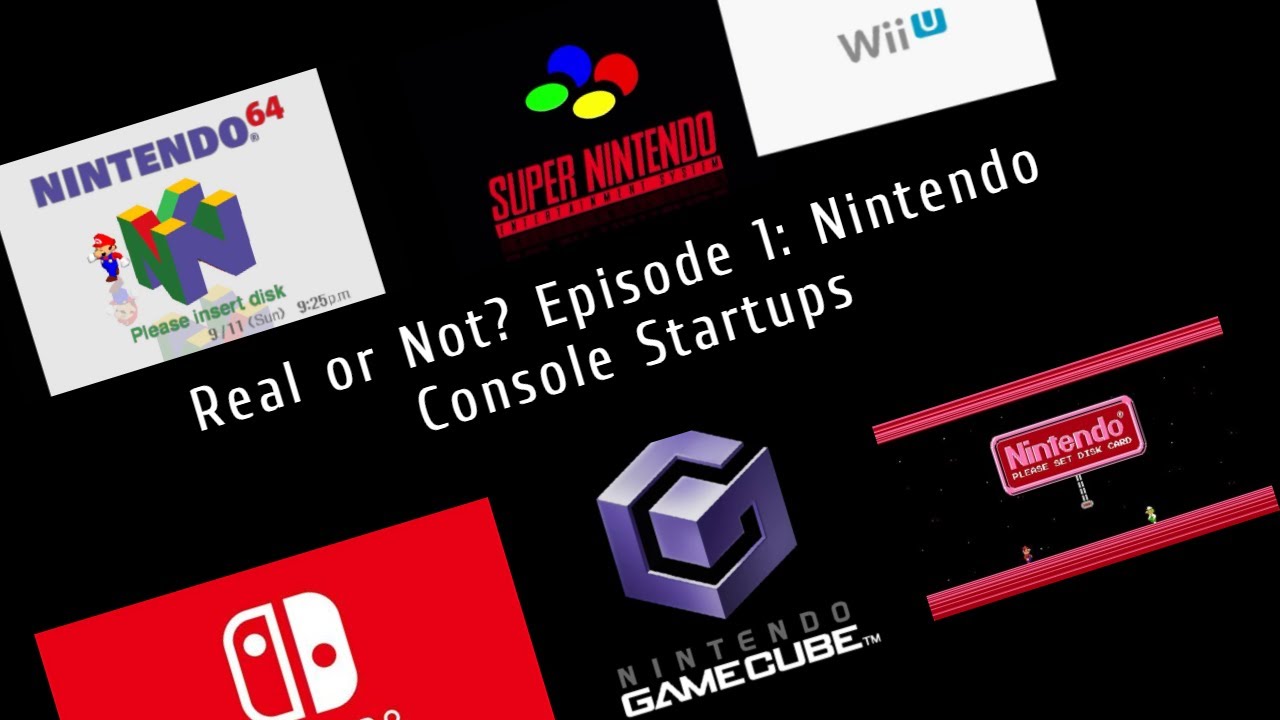 Nintendo Console Startups — Real or Not? (1983–2021) - YouTube
