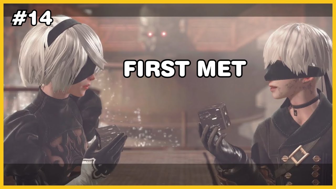 Nier Automata - Meeting 2B for the First Time #14 - YouTube