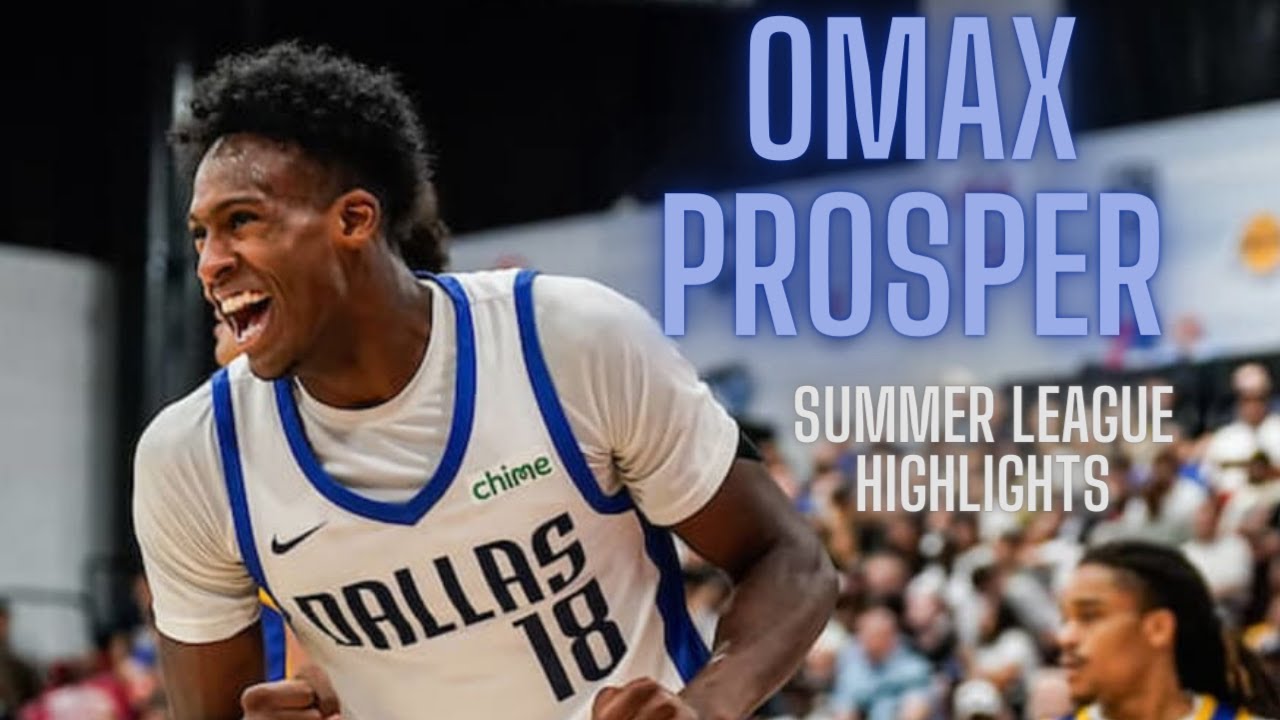 Olivier-Maxence Prosper FULL 2023 NBA Summer League Highlights!! - YouTube