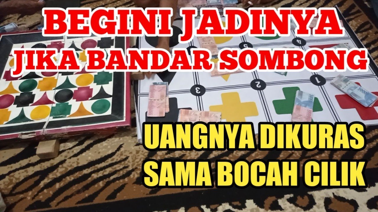 bandar sombong bernasib tragis, kalah banyak dengan bocah, cap jiki ...