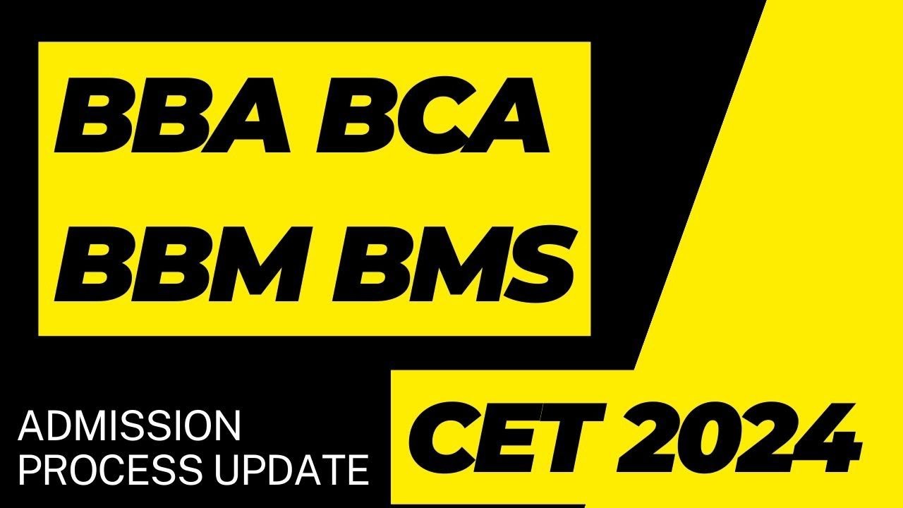 BBA BCA CET LATEST UPDATE BBA BCA CET DATE UPDATE - YouTube