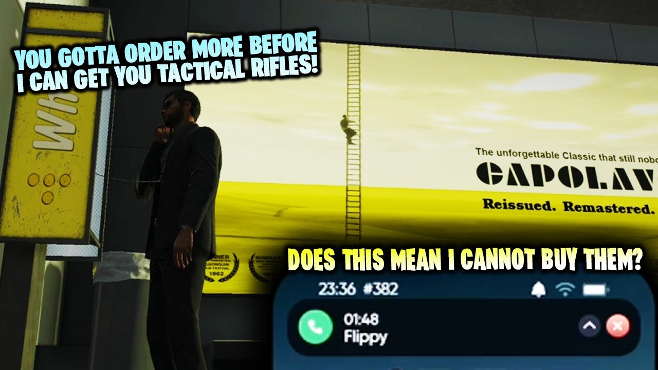 Nino Receives an Order For Over 100+ Rifles From Flippy & Manx ...