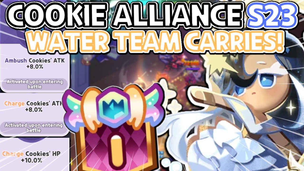 WATER TEAM OP! New Cookie Alliance Season 23! | Cookie Run Kingdom ...