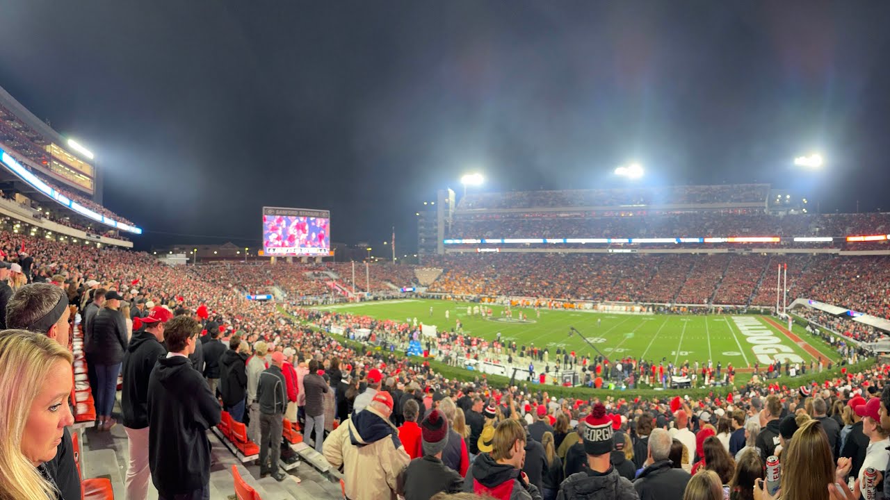Experience at Dooley Field at Sanford Stadium. Georgia vs Tennessee ...
