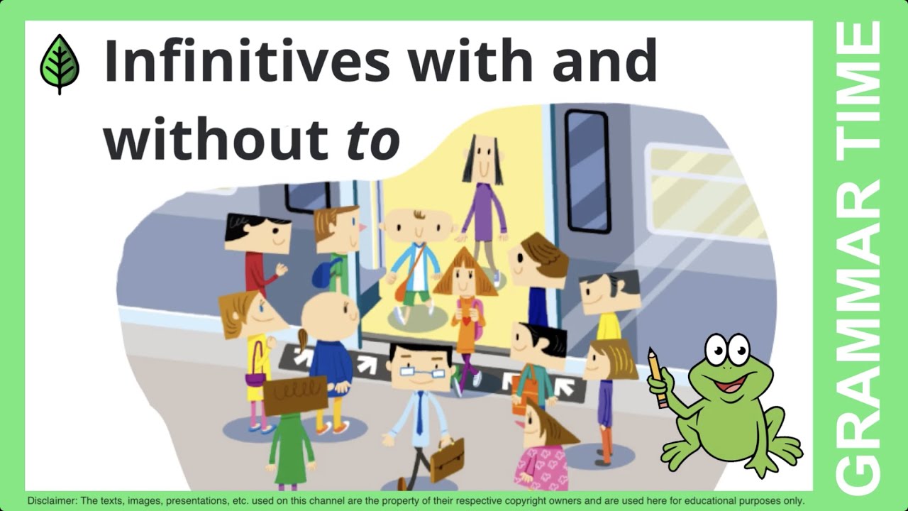 Infinitives with and without to | Grammar 1 5BU6 - YouTube