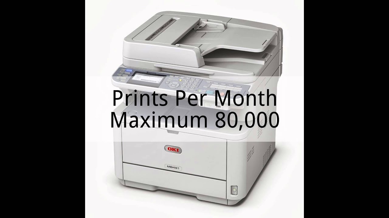 OKI MB491 - YouTube