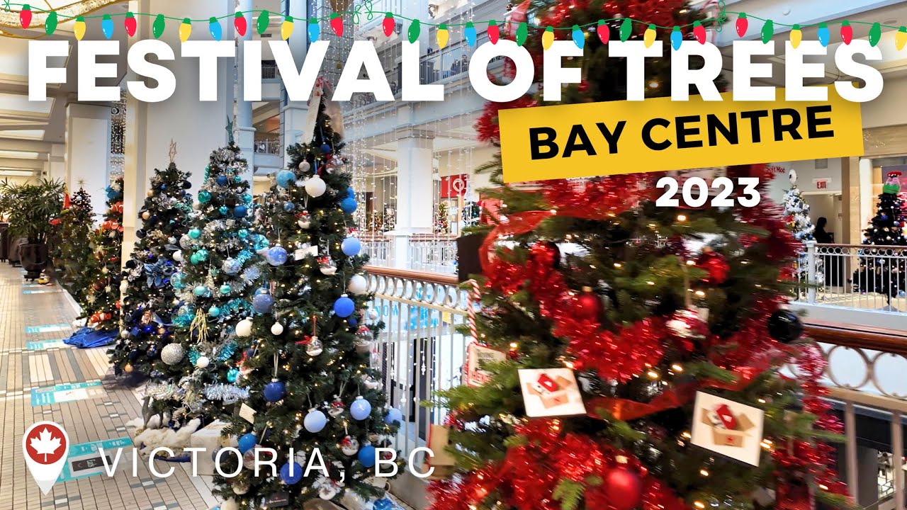 Festival of Trees Victoria 2023 at Bay Centre [4K] BC Children's ...