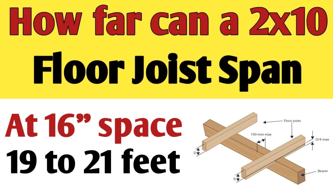 How Far Can A 2x10 Floor Joist Span Without Support A 2x10 Floor how-far-can-a-2x10-floor-joist-span-without-support-a-2x10-floor