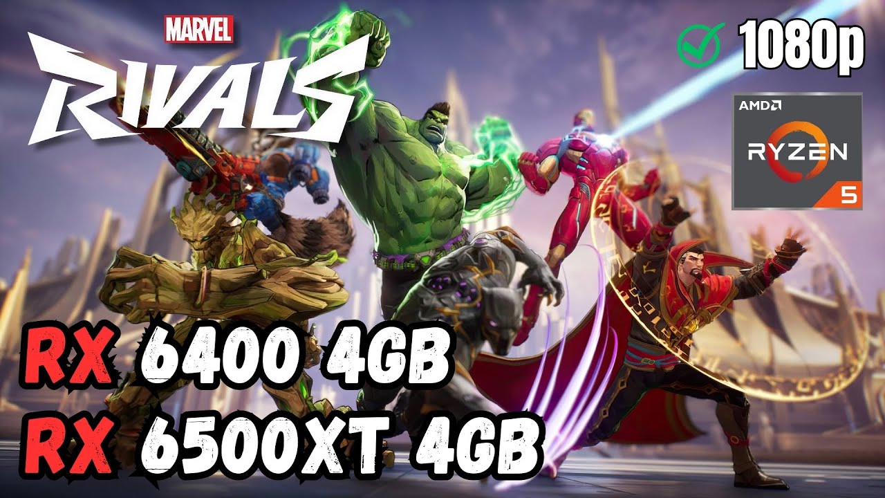 Marvel Rivals RX 6400 - RX 6500XT | Test Rendimiento | - YouTube