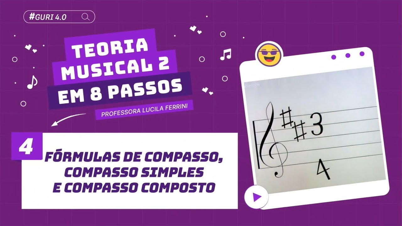 Teoria Musical em 8 Passos - Parte 1 - Fórmulas de Compasso Simples e ...