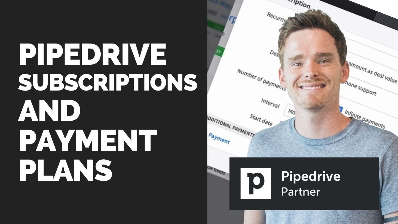 Pipedrive subscriptions and payment plans - YouTube