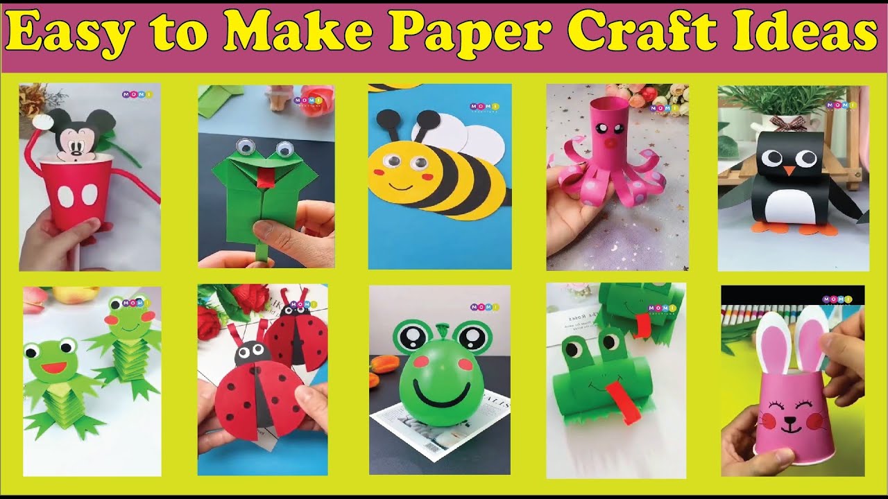 Simple and Easy to make Paper Craft Ideas II Paper Craft Video II # ...
