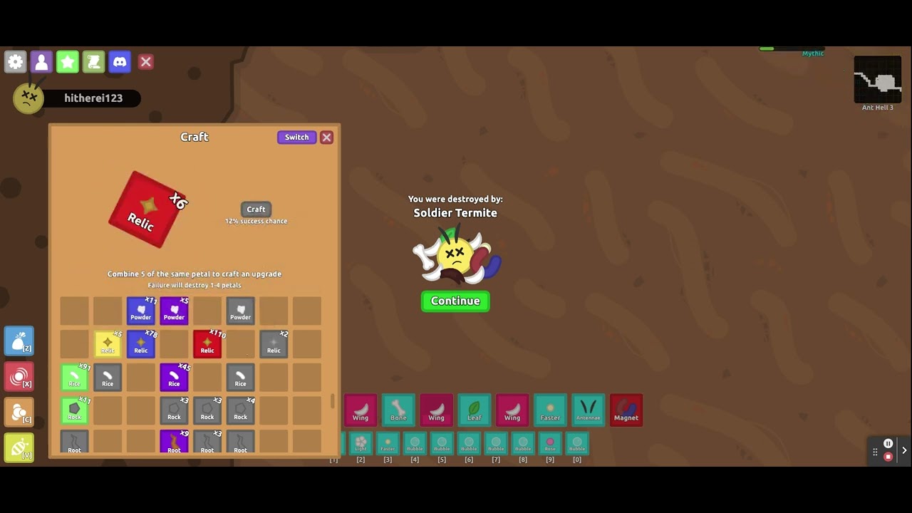 CRAFTING 5K BONES! (U BONE?)-Florr.io - YouTube