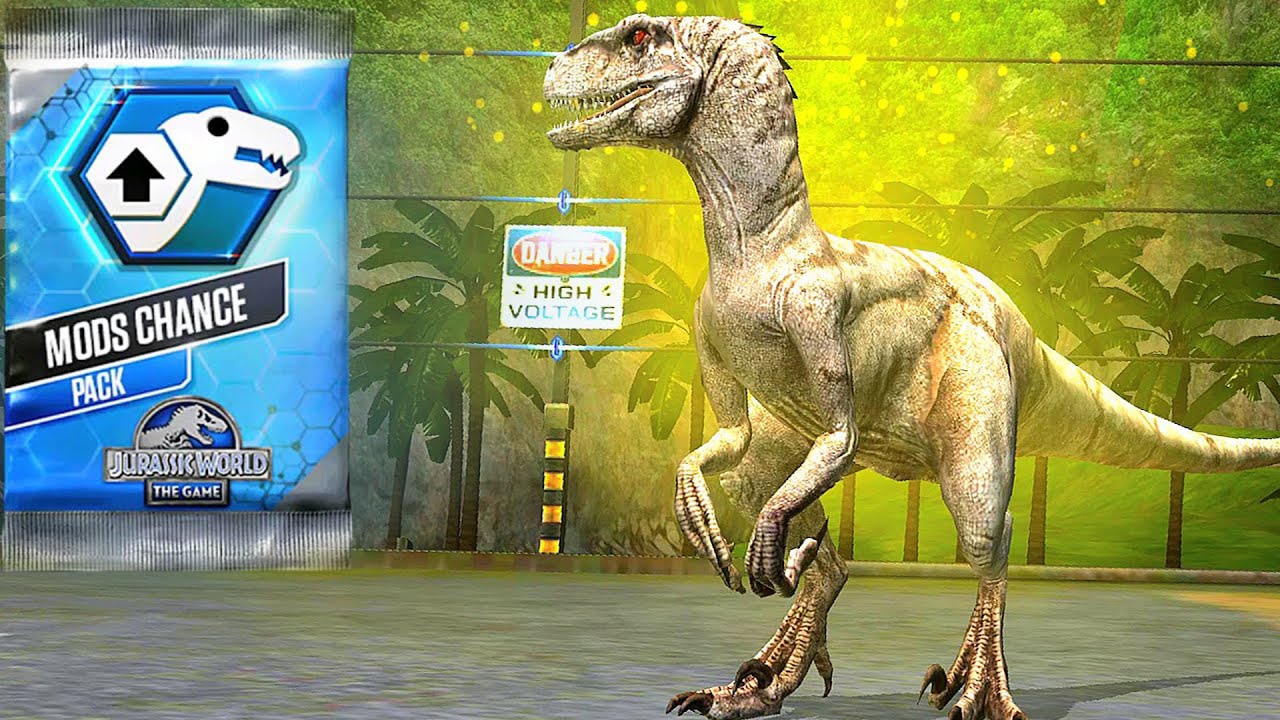 MODS CHANCE PACK GHOST VS RED VS REXY VS ECHO MODS BATTLE | JURASSIC WORLD THE GAME - YouTube