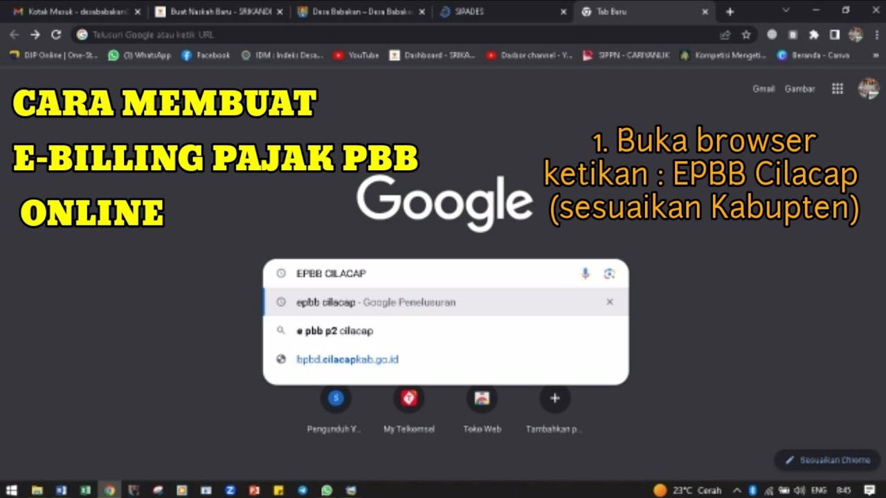 CARA MEMBUAT E-BILLING PAJAK PBB #pajakdaerah #ebilling #viral #cara ...