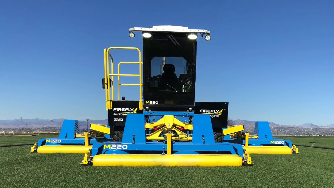 The FireFly M220 Precision Hybrid Mower - YouTube