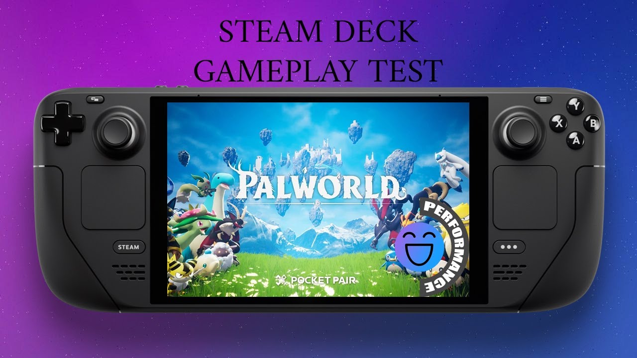 Palworld Steam Deck Gameplay Test Medium Settings (Steam Version) - YouTube