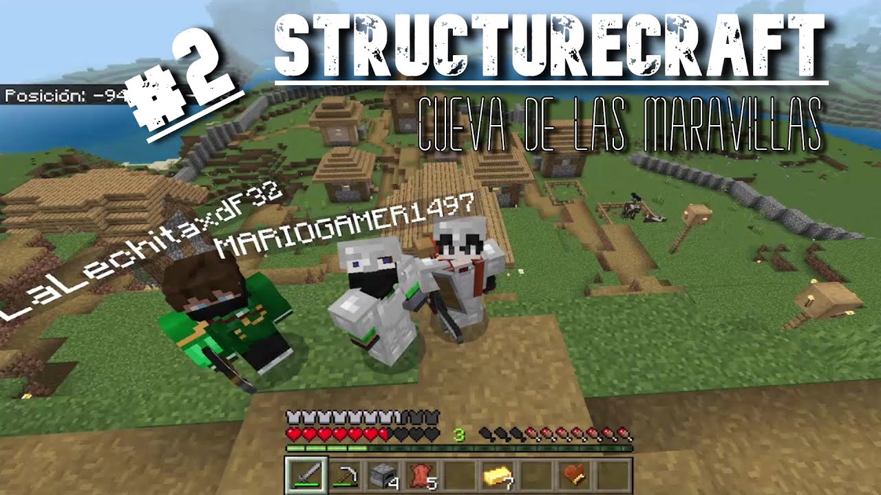 ENCONTRAMOS DIAMANTE!!!!!😲💎 - StructureCraft Serie - Parte 2 #minecraft ...