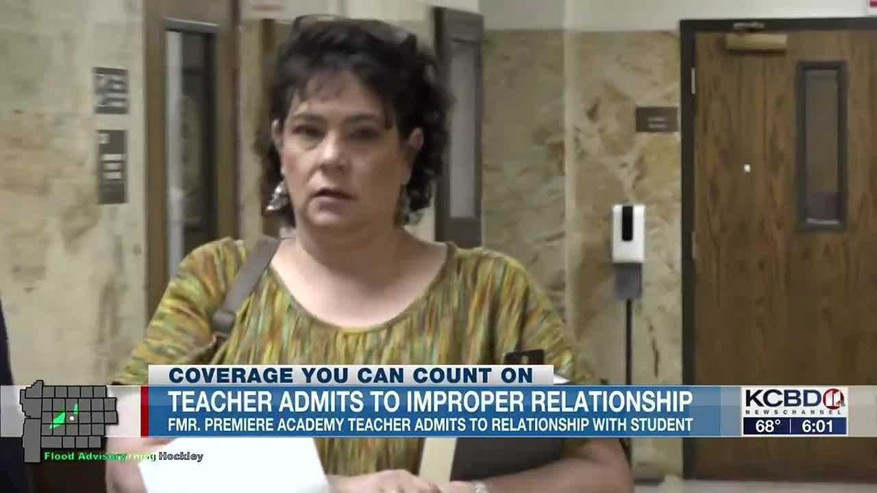 Teacher admits to improper relationship with student - YouTube