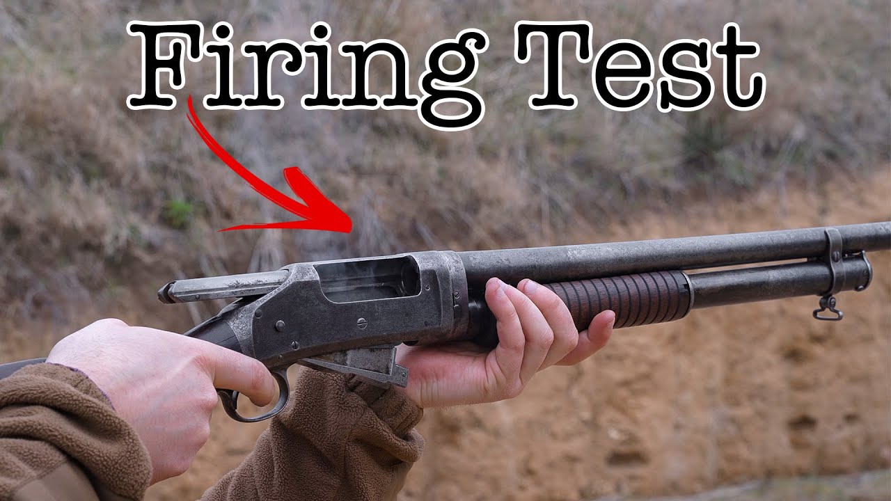Winchester 1897 test - YouTube